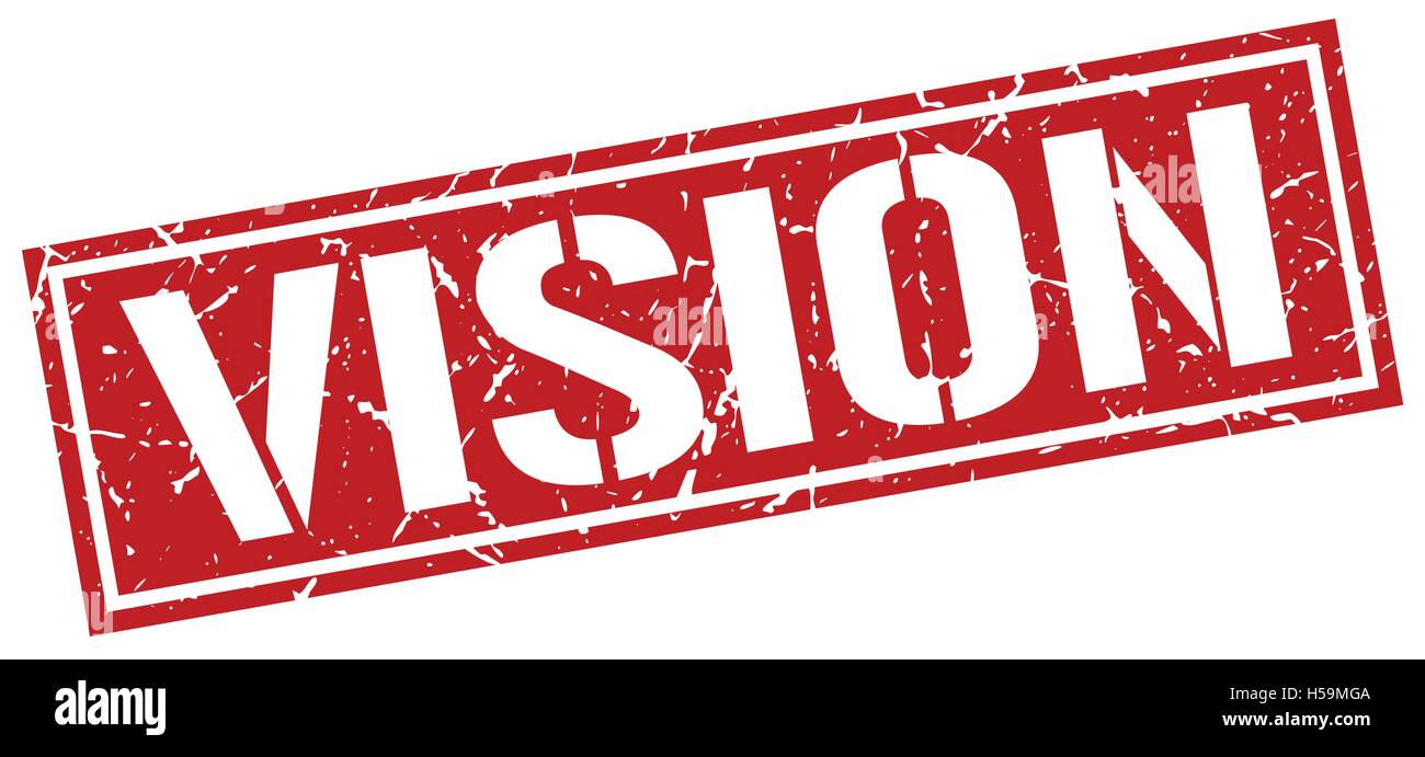 vision stamp. vision square grunge sign. vision Stock Vector Image ...