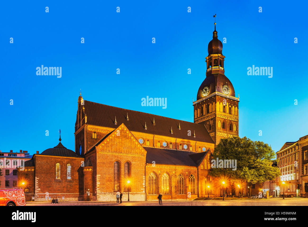 Riga Cathedral (Rigas Doms) is the largest Baltic church. The church ...
