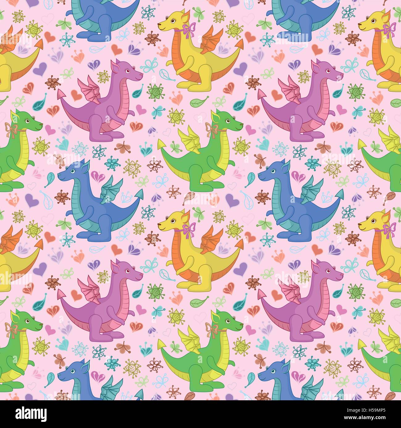Seamless pattern, cartoon Dragons Stock Vector Image & Art - Alamy Seamless pattern, cartoon Dragons Stock Vector Image & Art - Alamy