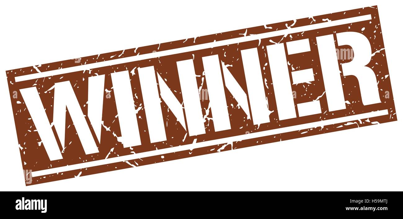 winner square grunge stamp Stock Vector Image & Art - Alamy