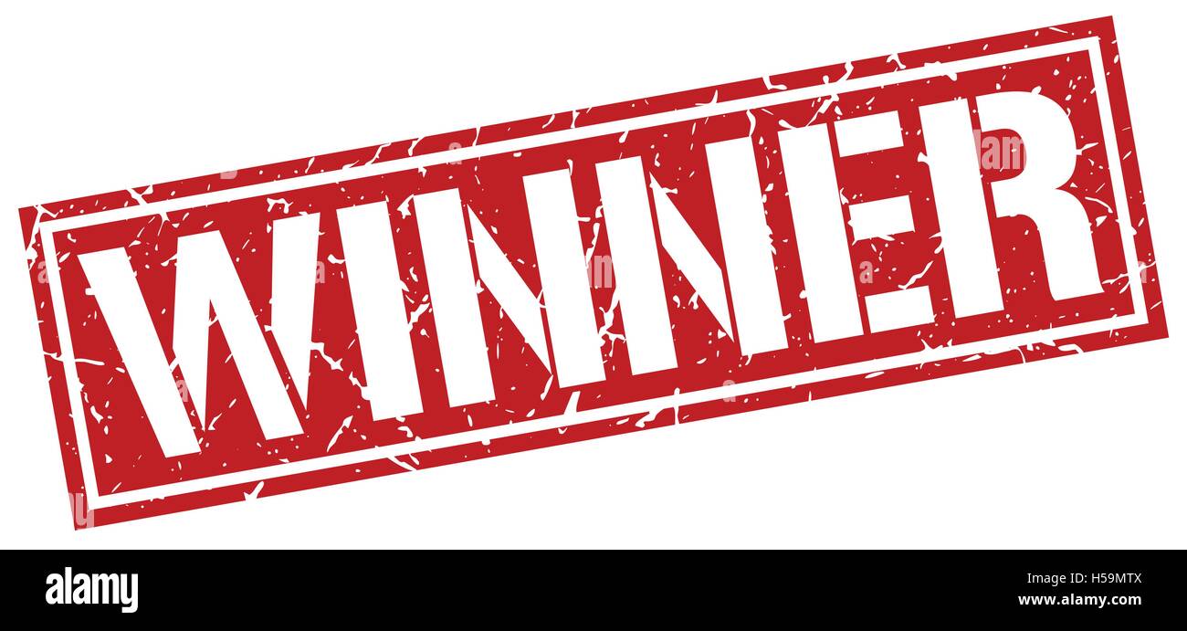 winner square grunge stamp Stock Vector Image & Art - Alamy