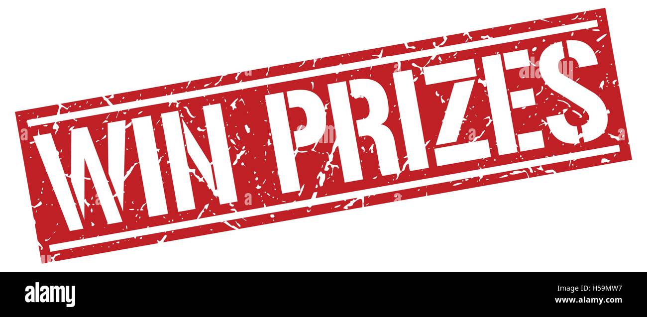 win prizes square grunge stamp Stock Vector Image & Art - Alamy