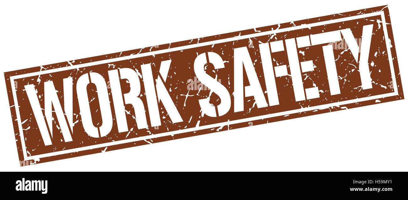 work safety square grunge stamp Stock Vector Image & Art - Alamy