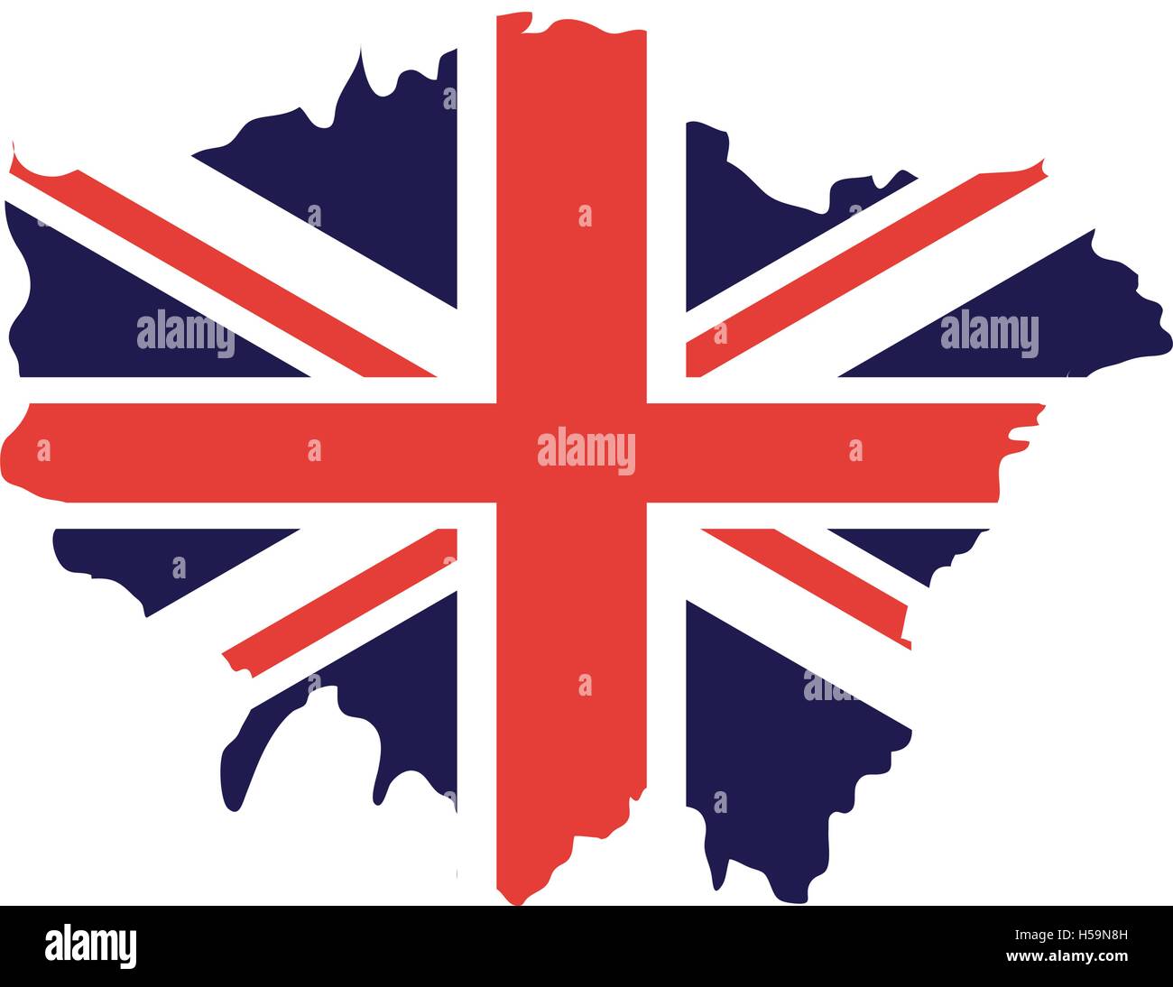 england map isolated icon Stock Vector Image & Art - Alamy