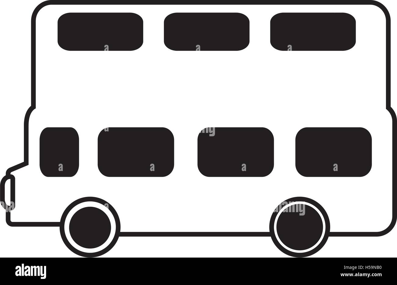 English bus service Stock Vector Images - Alamy