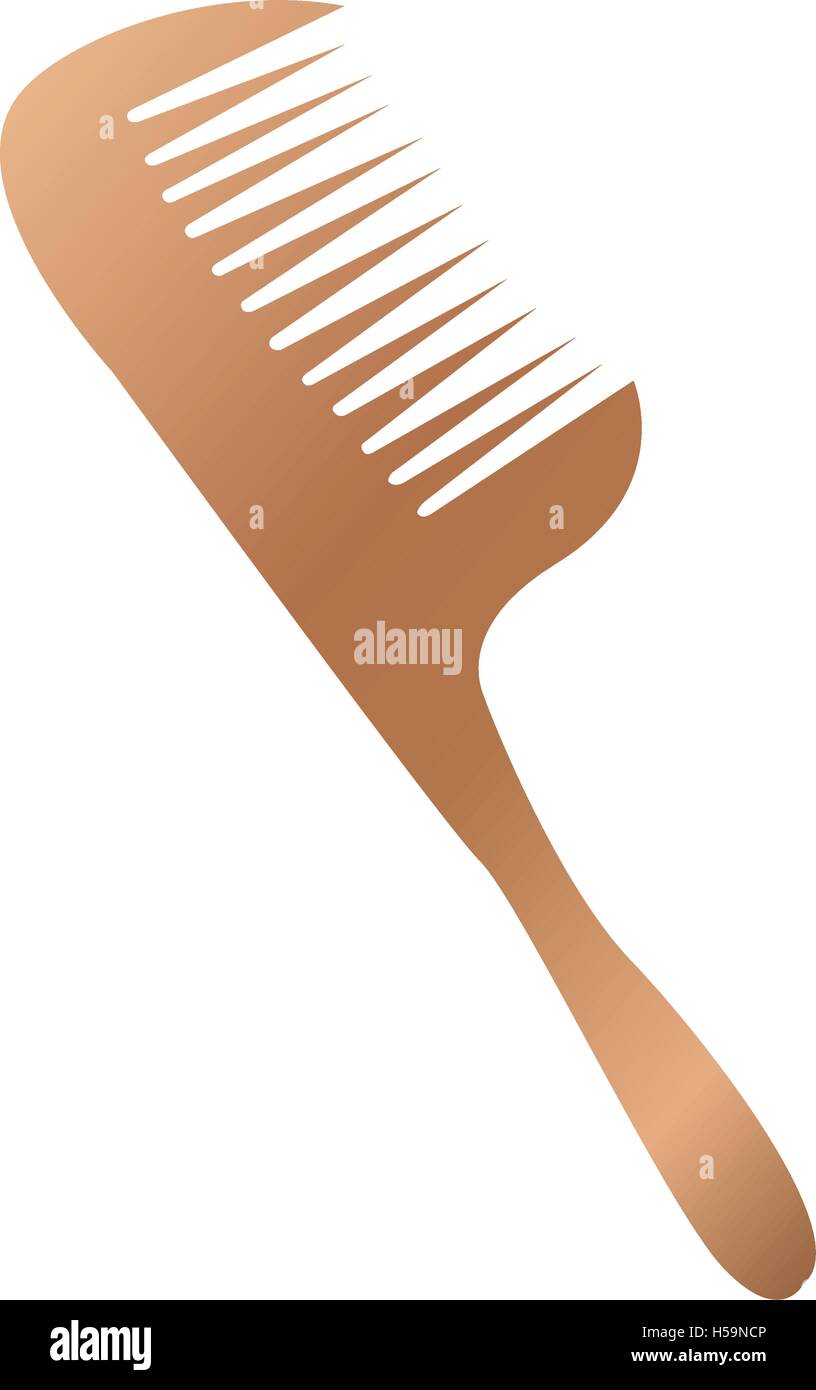Isolated comb on a white background, Vector illustration Stock Vector ...