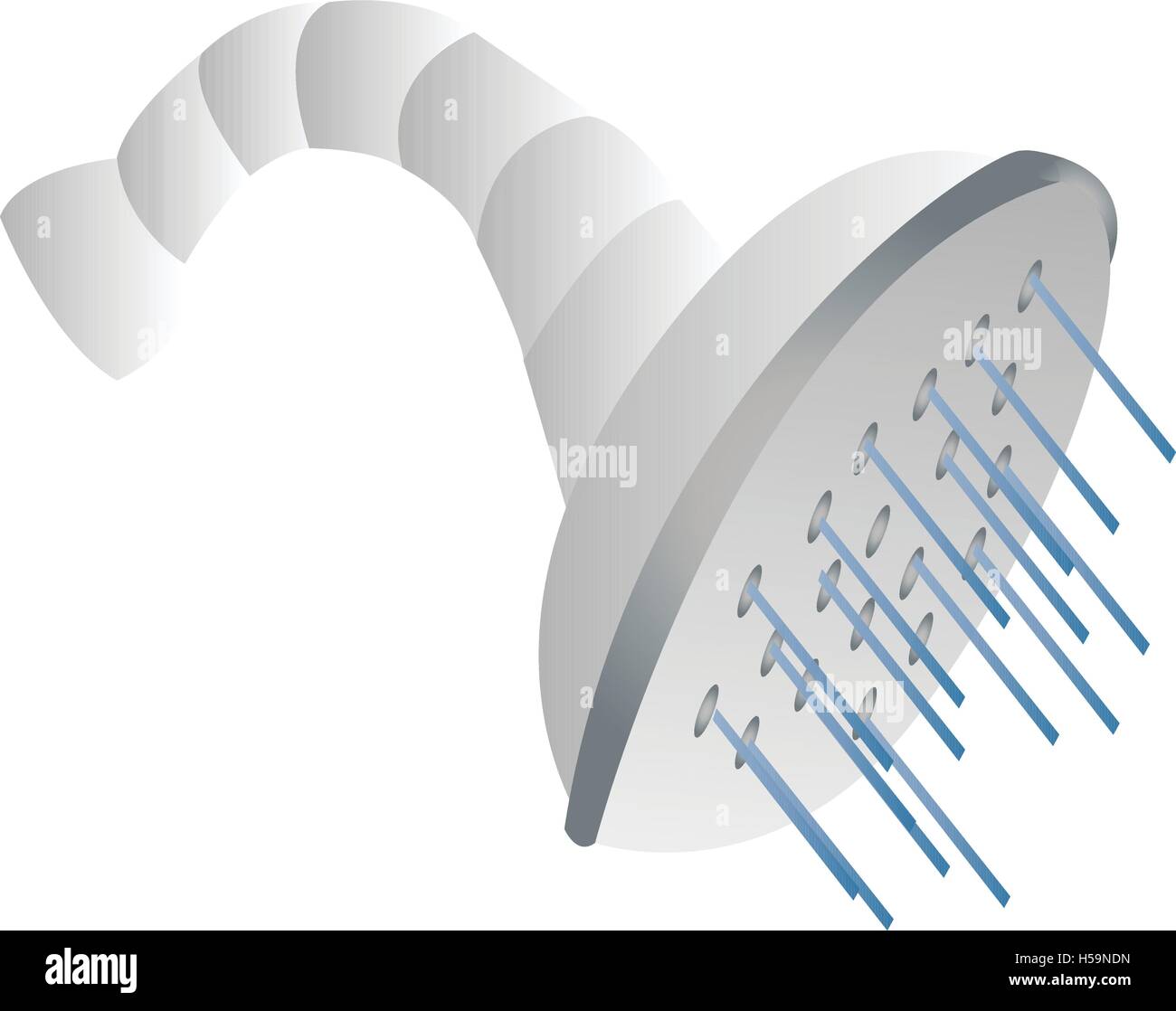 Shower faucet Stock Vector Images - Alamy