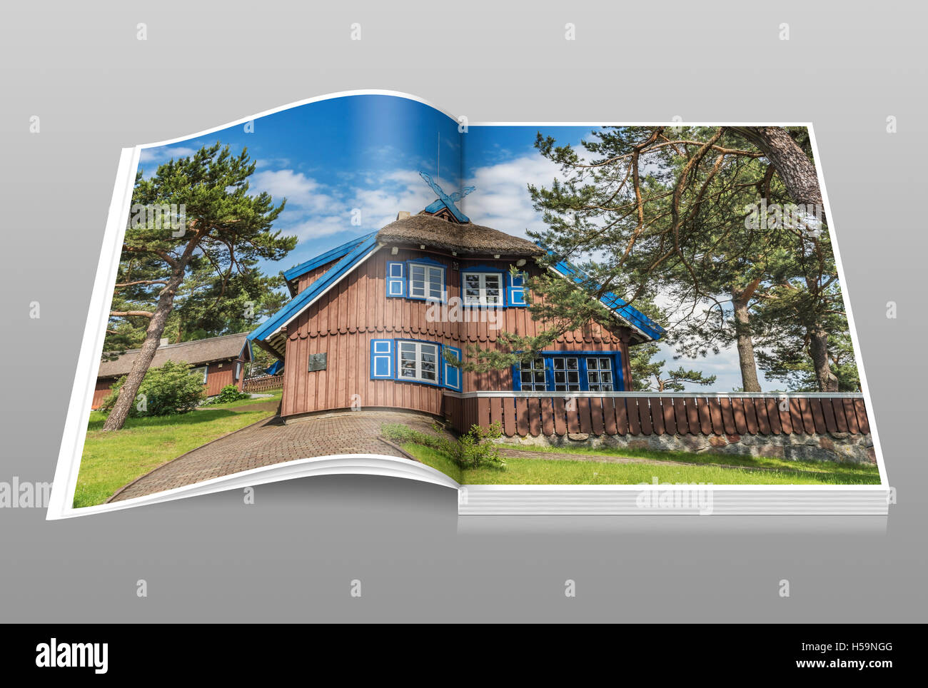 Thomas mann haus nida hi-res stock photography and images - Alamy