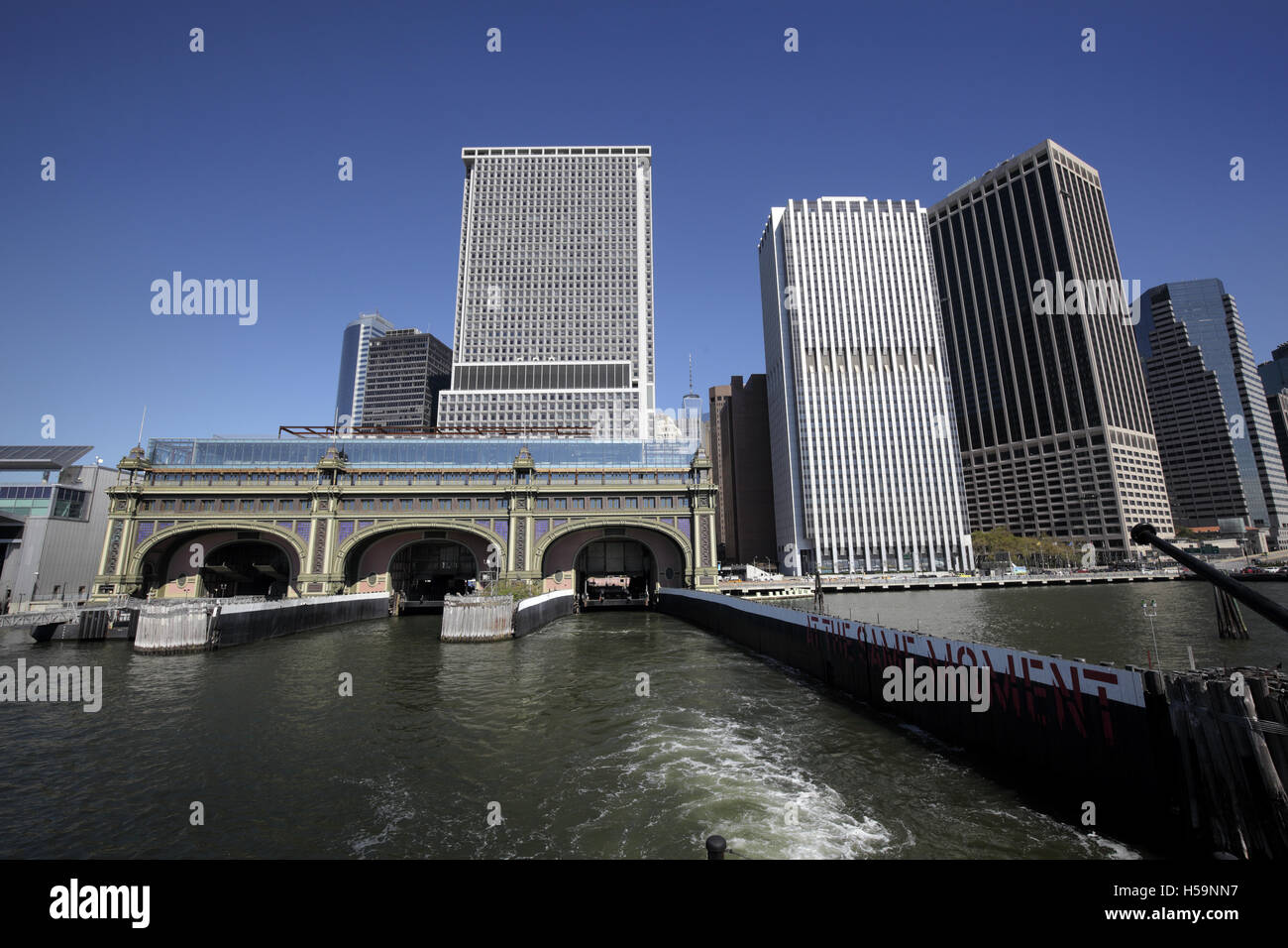 Governors island ferry terminal hi-res stock photography and images - Alamy