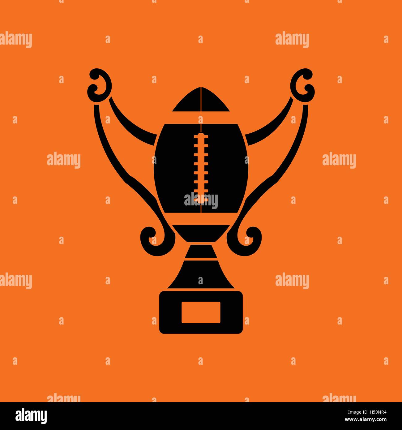 3d render gold trophy cup Stock Vector Images - Alamy