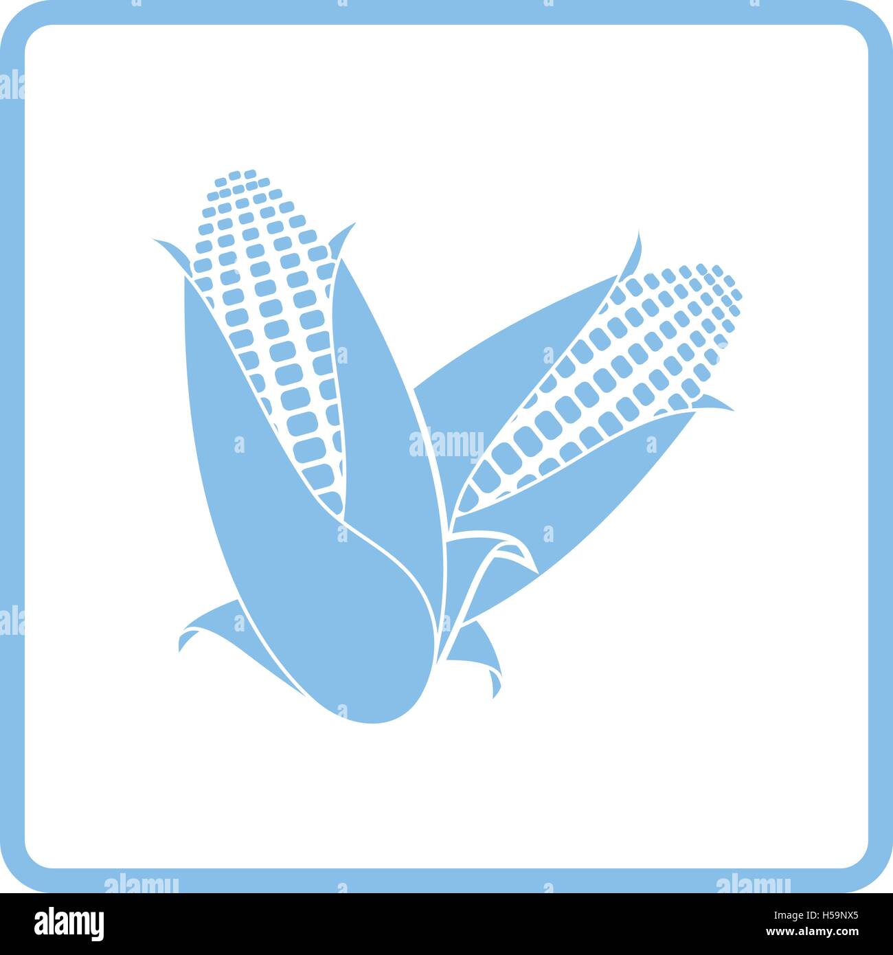 Blue corn plant Stock Vector Images - Alamy