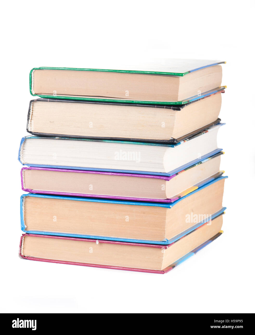 Stack of books Stock Photo - Alamy