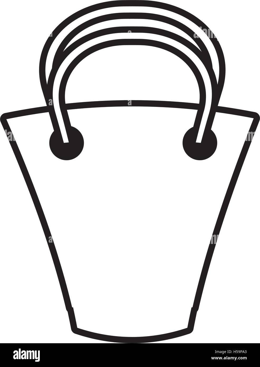 shopping bag market isolated icon Stock Vector Image & Art - Alamy