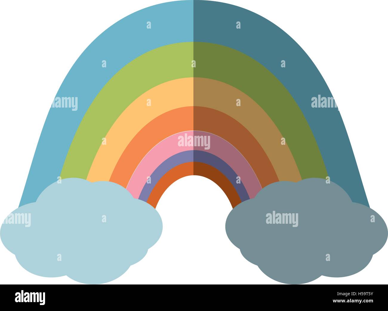 rainbown climate symbol isolated icon Stock Vector Image & Art - Alamy