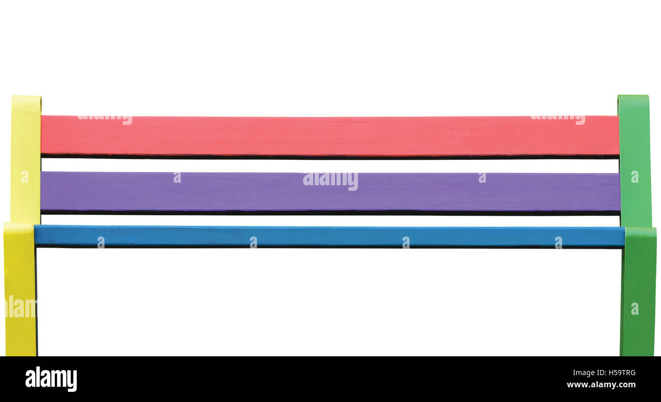 Solid wood garden bench hi-res stock photography and images - Alamy