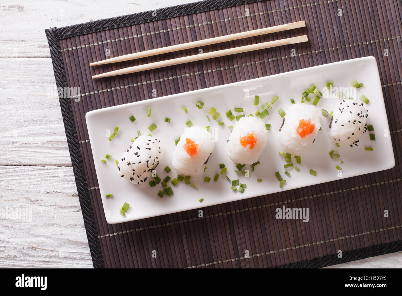 Onigiri japan traditional food rice hi-res stock photography and images ...