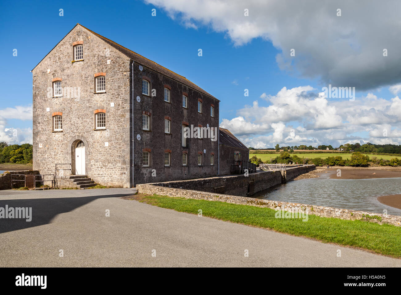 Tidal Mill at Carew Castle, Pembrokeshire, Wales, UK Stock Photo - Alamy
