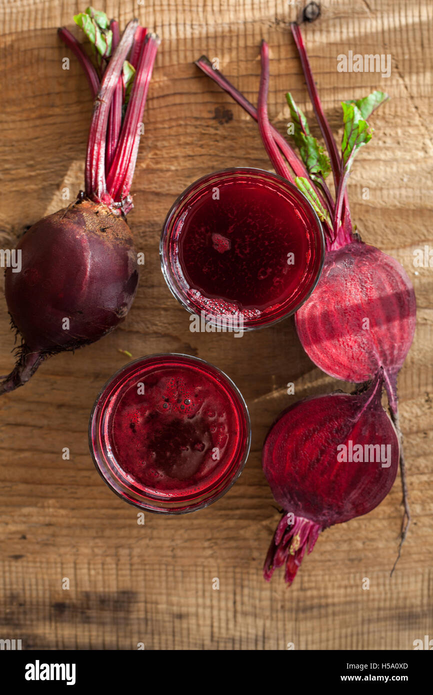 fresh healthy beetroot juice and vegetable Stock Photo - Alamy