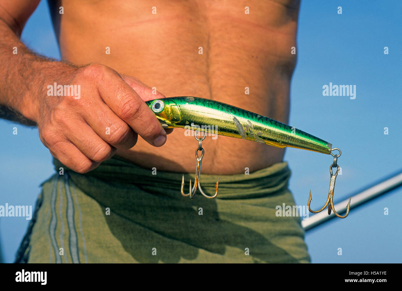Artificial bait for sea fishing Stock Photo - Alamy