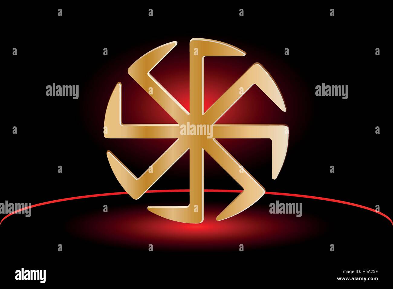 Kolovrat Stock Vector Images - Alamy