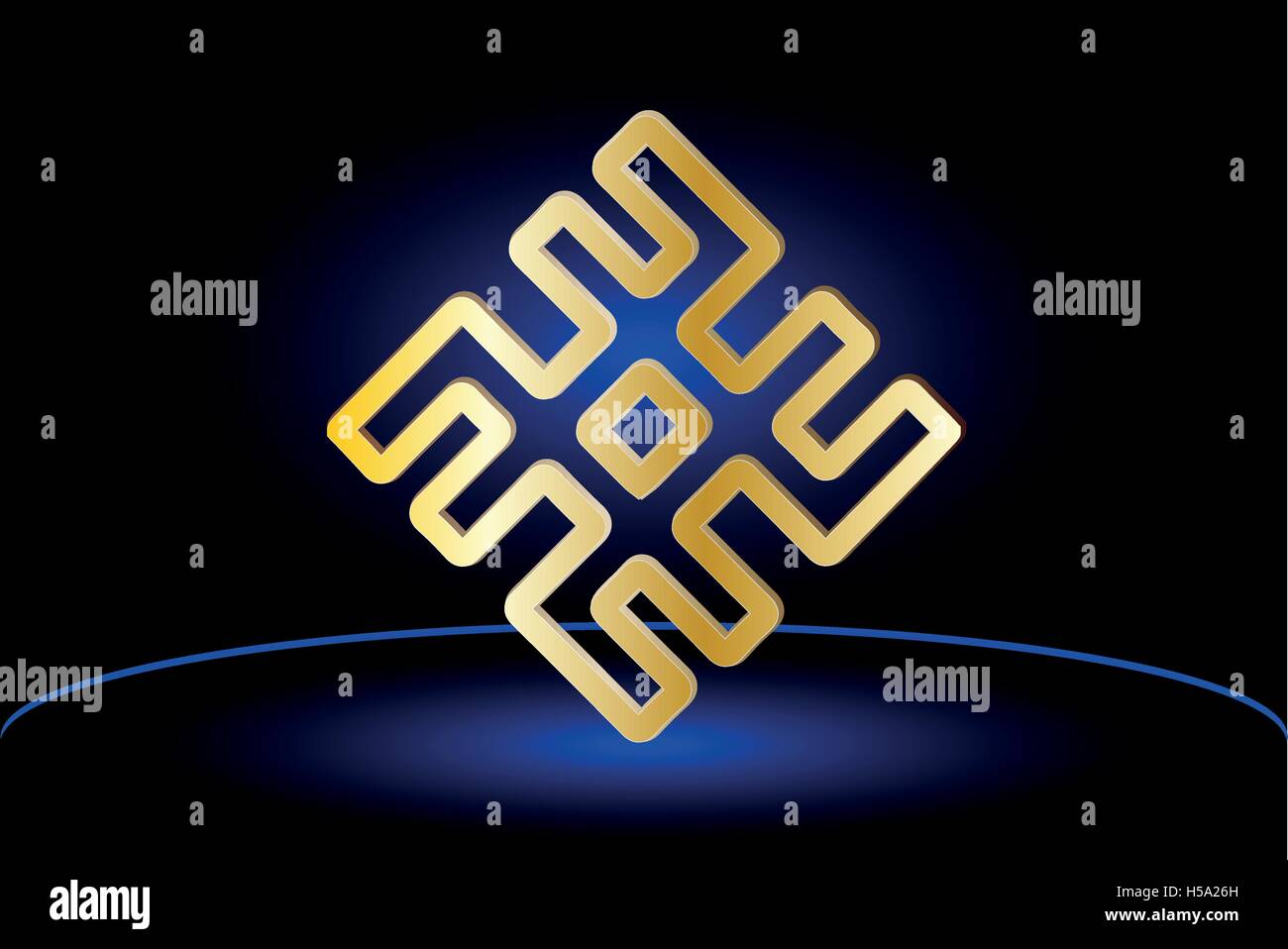 symbol -svarog, Slavic vector illustration, Mysterious ancient symbol ...