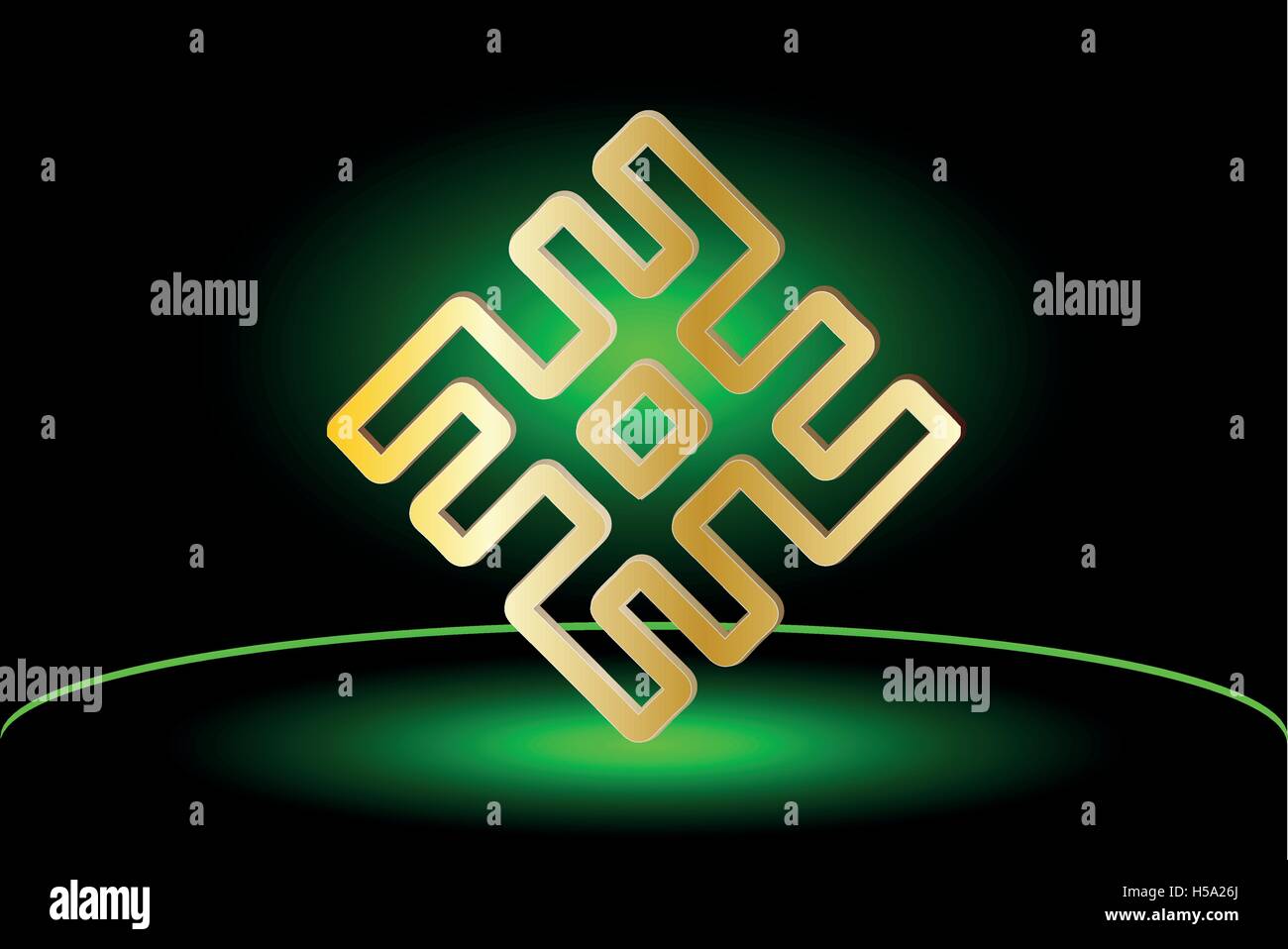 symbol -svarog, Slavic vector illustration, Mysterious ancient symbol ...