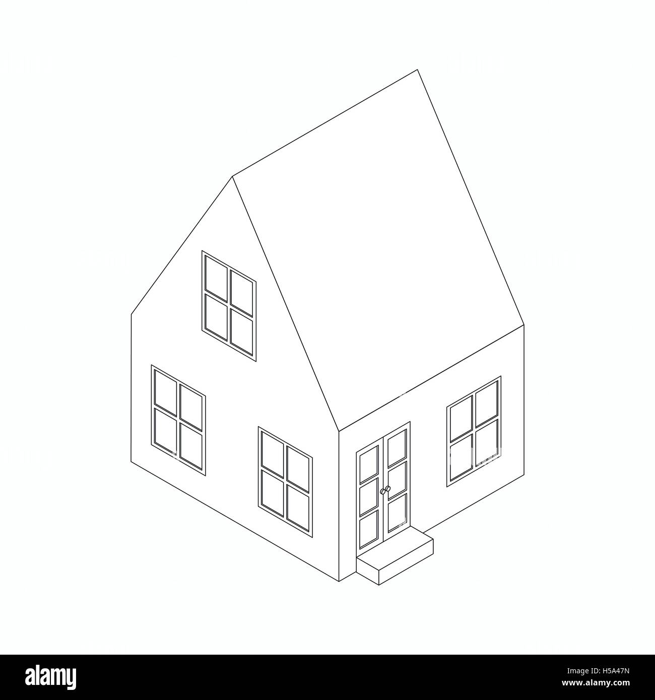 English cottage exterior Stock Vector Images - Alamy