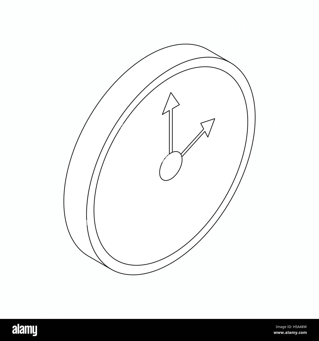 Alarm clock plate 3d Stock Vector Images - Alamy