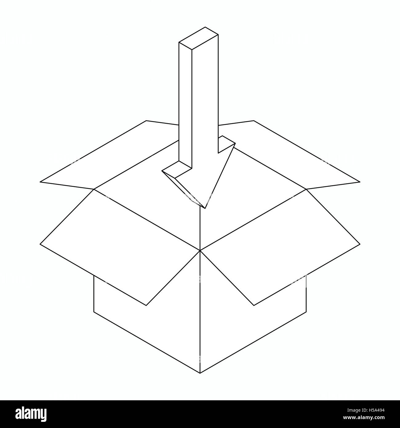 Carton spread Cut Out Stock Images & Pictures - Alamy