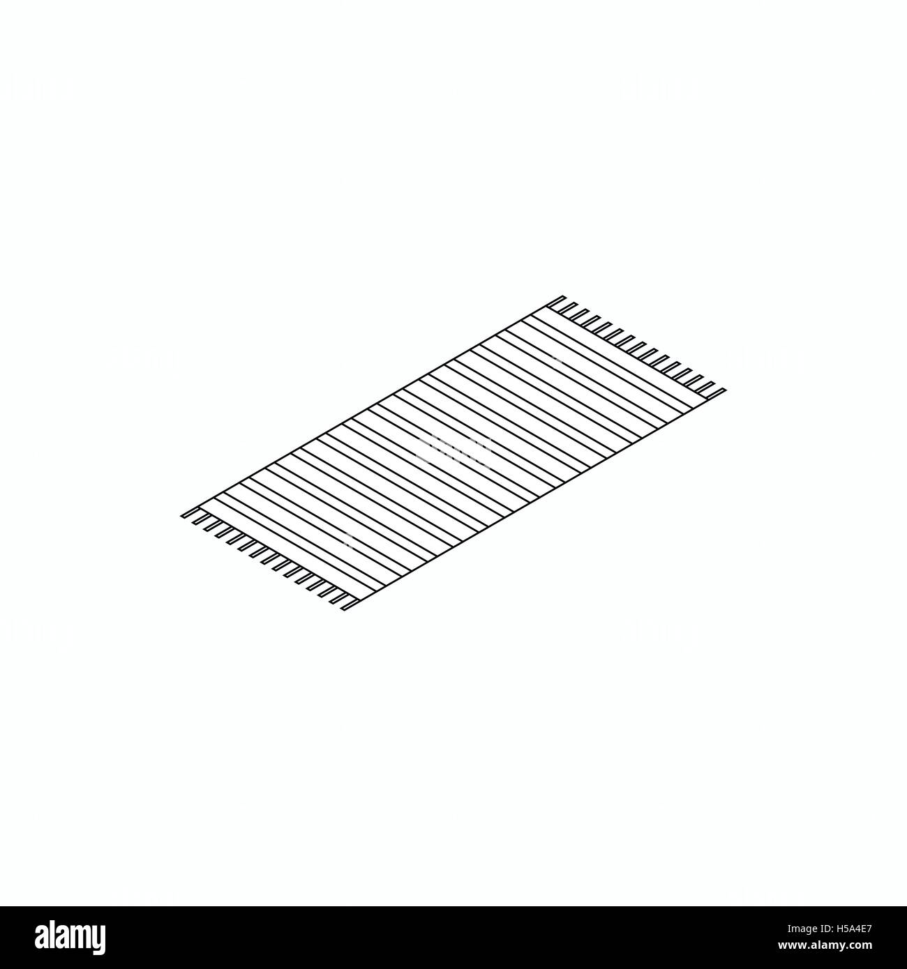 Beach towel icon, isometric 3d style Stock Vector Image & Art - Alamy