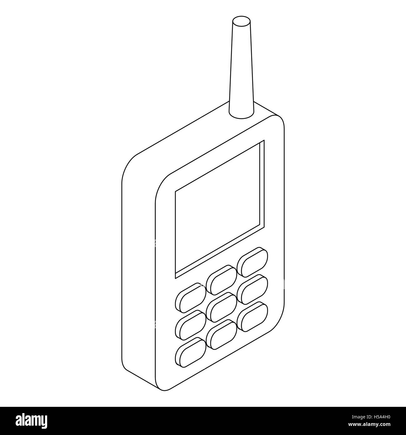 Amateur radio antenna Stock Vector Images - Alamy