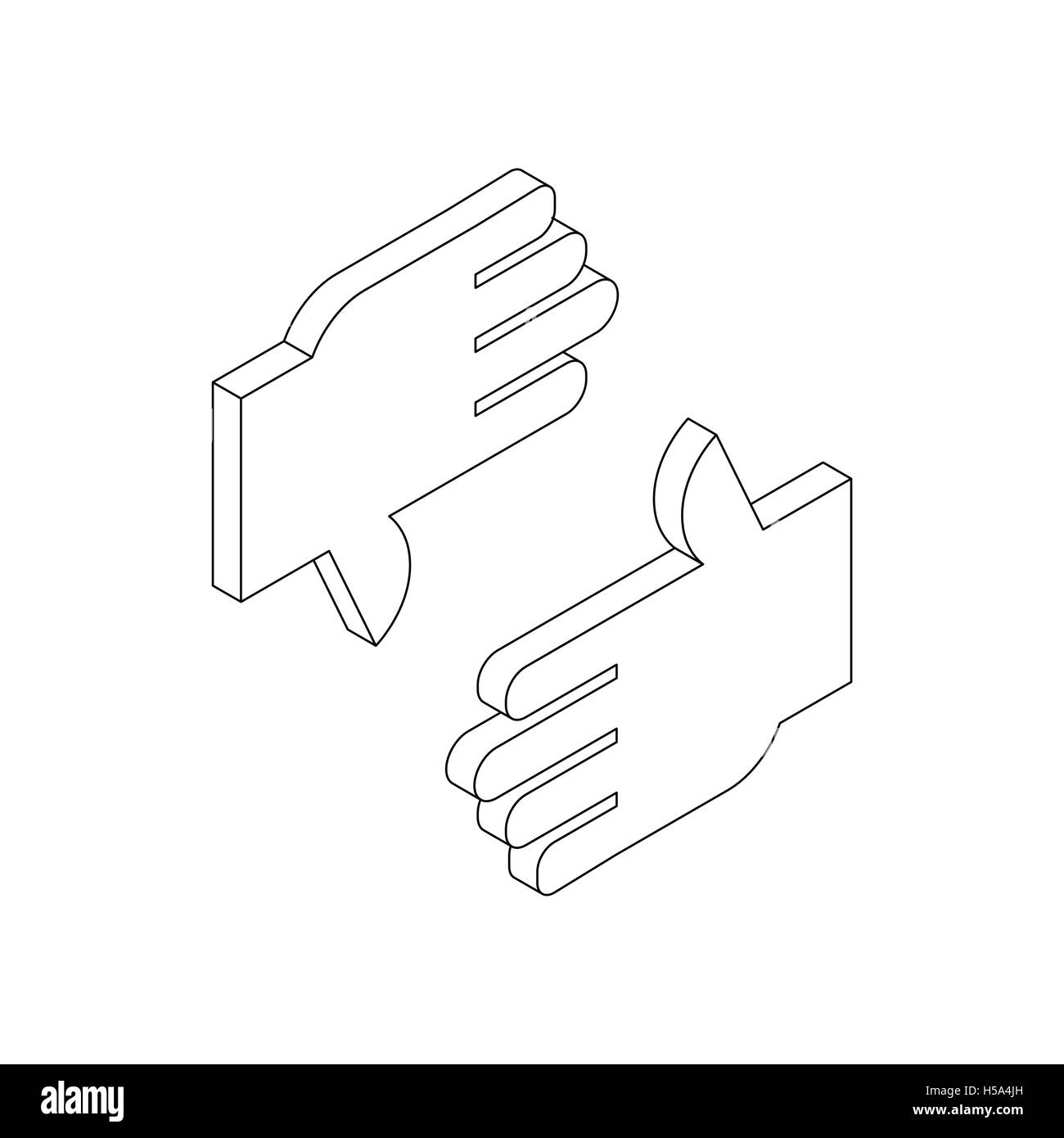Finger frame icon, isometric 3d style Stock Vector Image & Art - Alamy