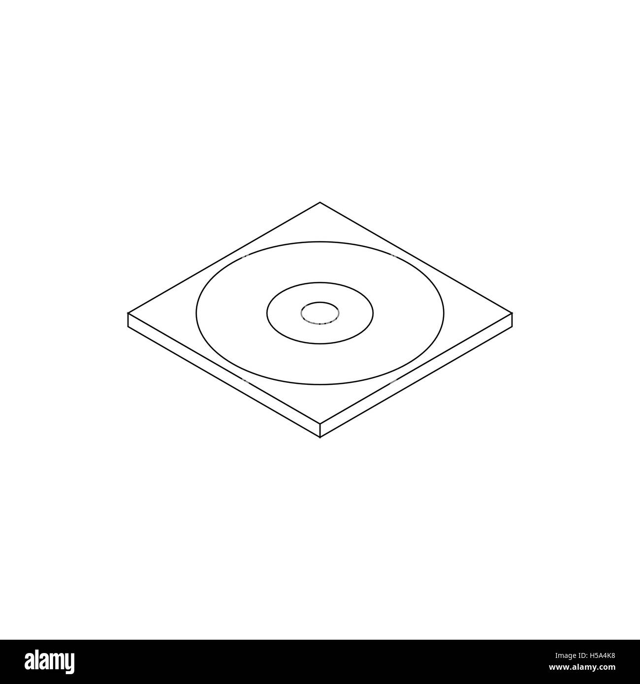 Blank compact disc in a case icon Stock Vector Image & Art - Alamy