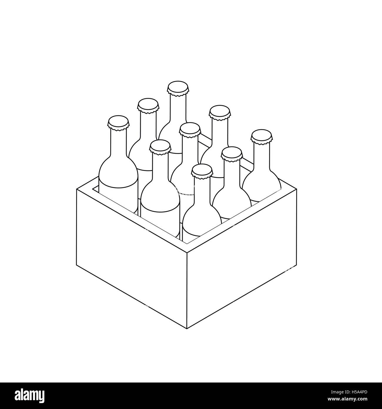 Beer case Black and White Stock Photos & Images - Alamy