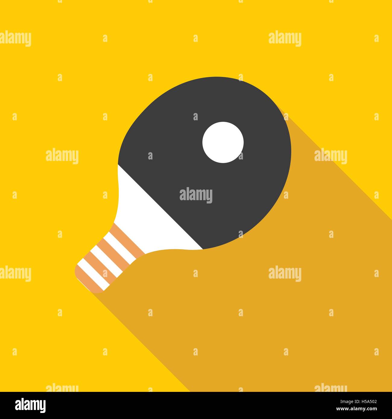 Racket for playing table tennis icon, flat style Stock Vector Image ...