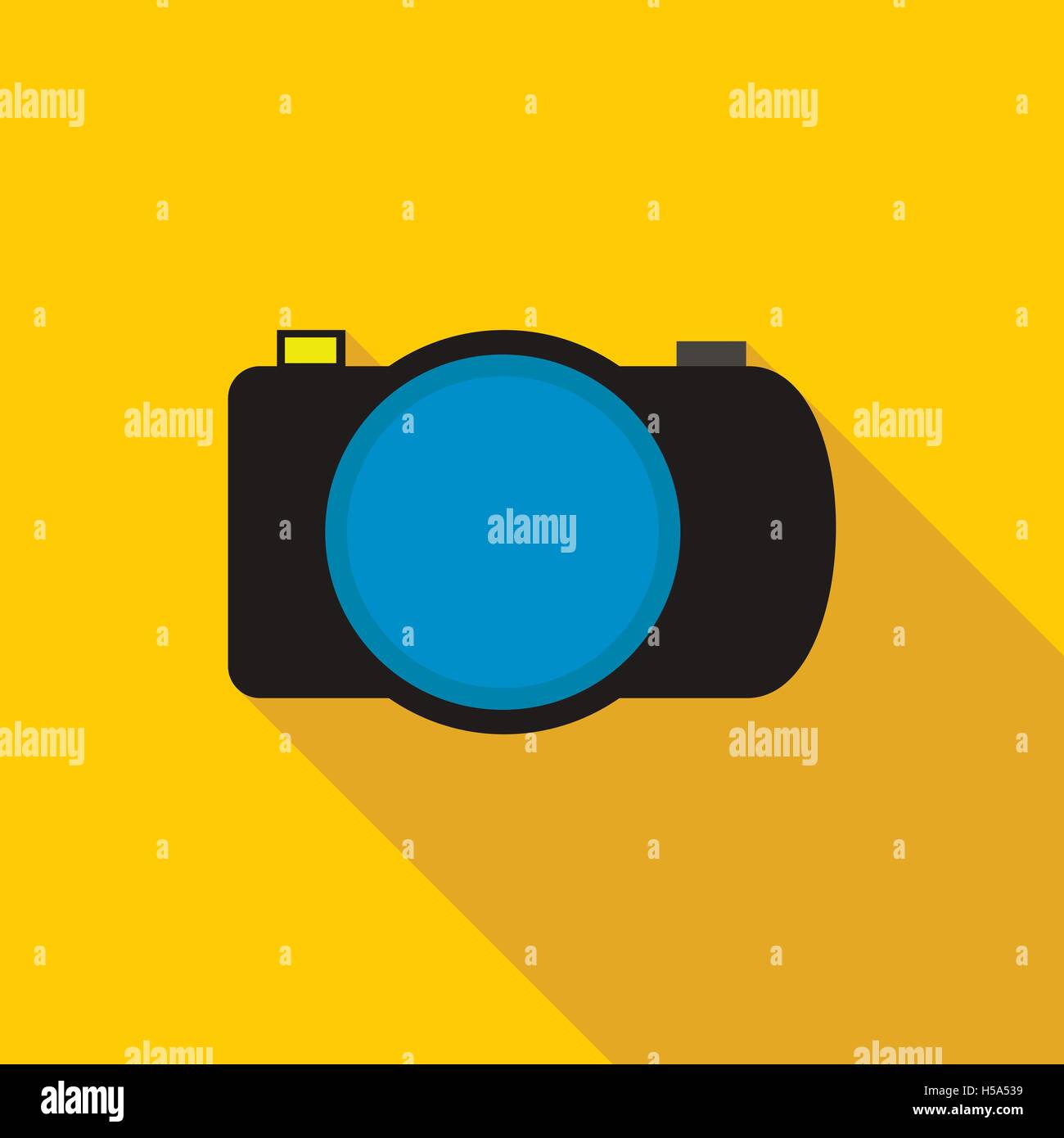 Photo camera icon, flat style Stock Vector Image & Art - Alamy