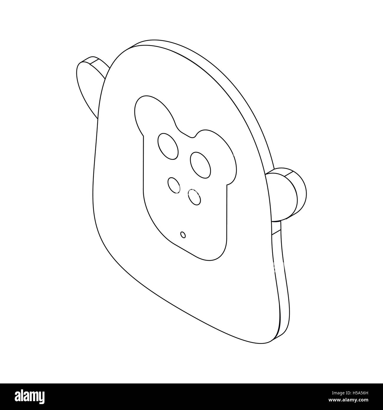 Cute comic style portrait Black and White Stock Photos & Images - Alamy