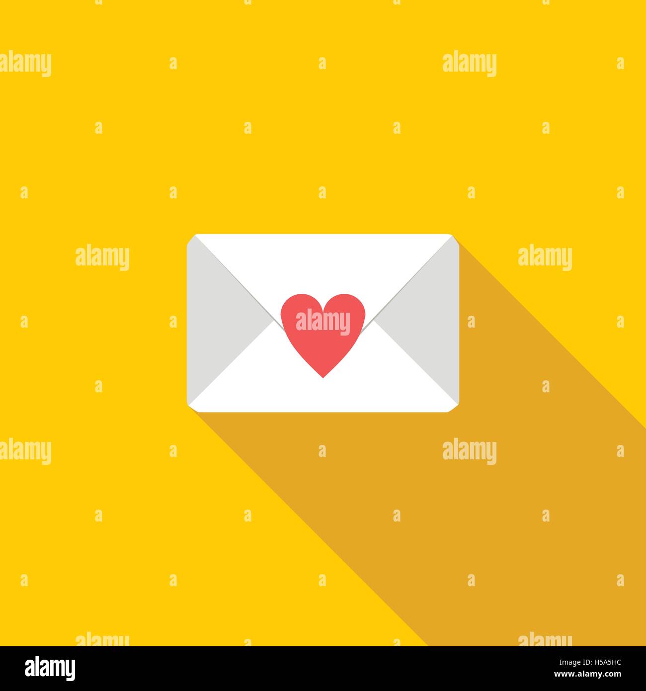 Long shadow red letter Stock Vector Images - Alamy