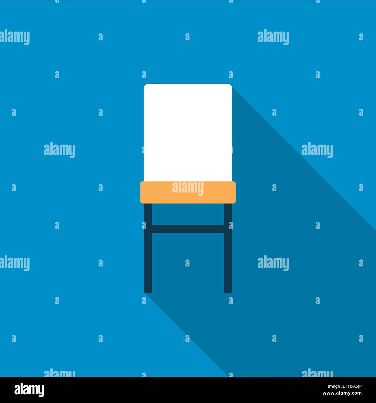 Front of chair icon, flat style Stock Vector Image & Art - Alamy