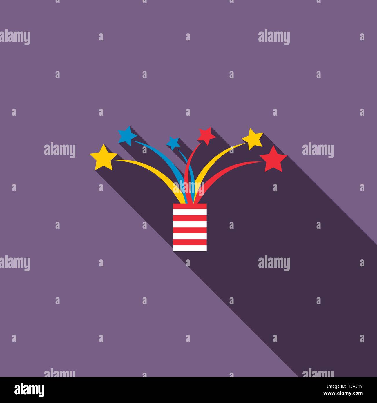 Firework in red color Stock Vector Images - Alamy