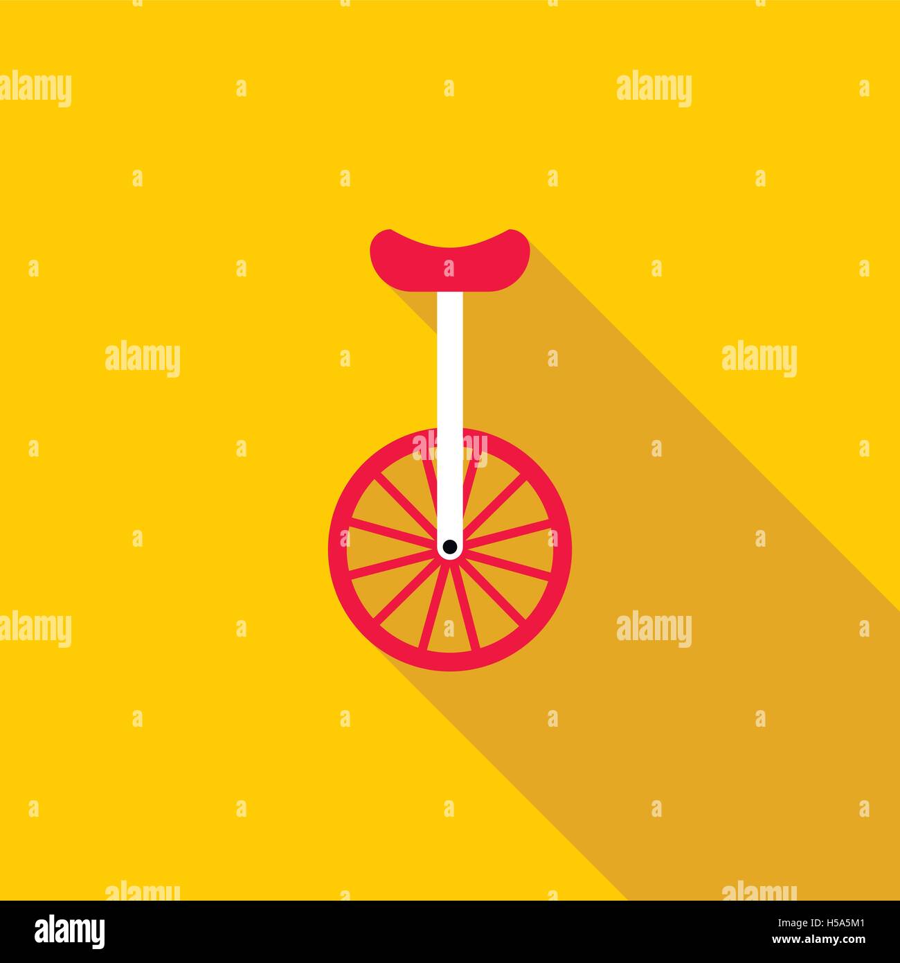 Unicycle or one wheel bicycle icon Stock Vector Image & Art - Alamy