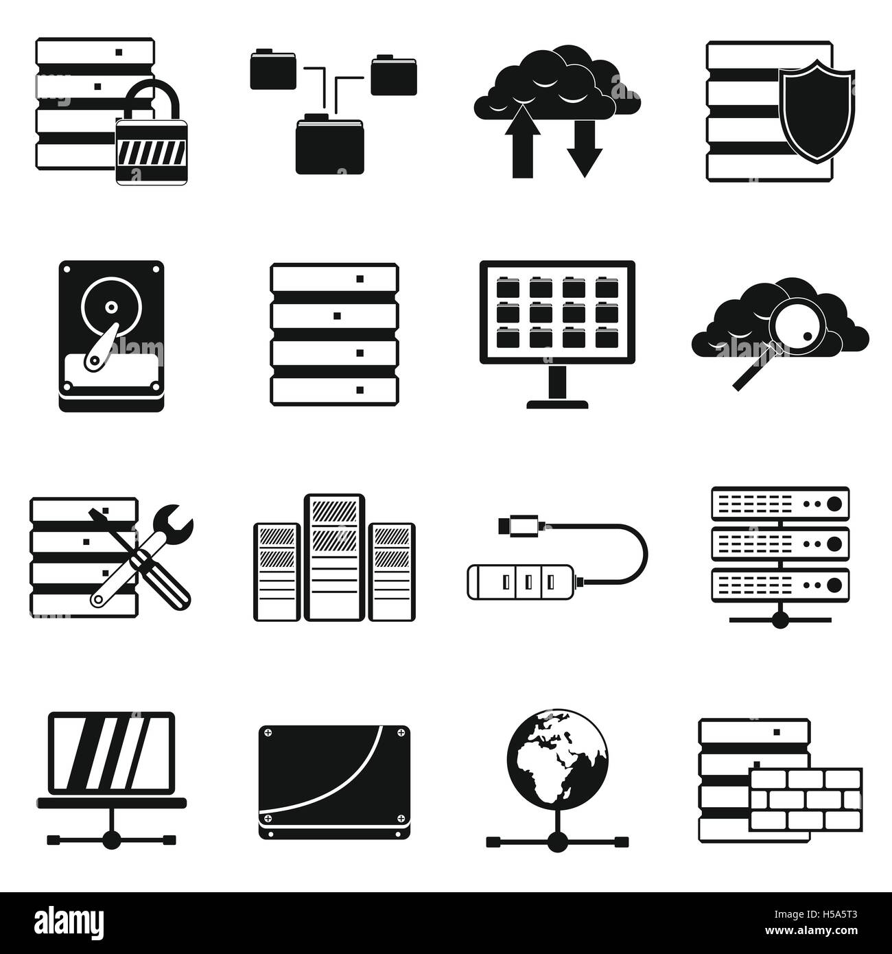 It architecture diagram server Cut Out Stock Images & Pictures - Alamy