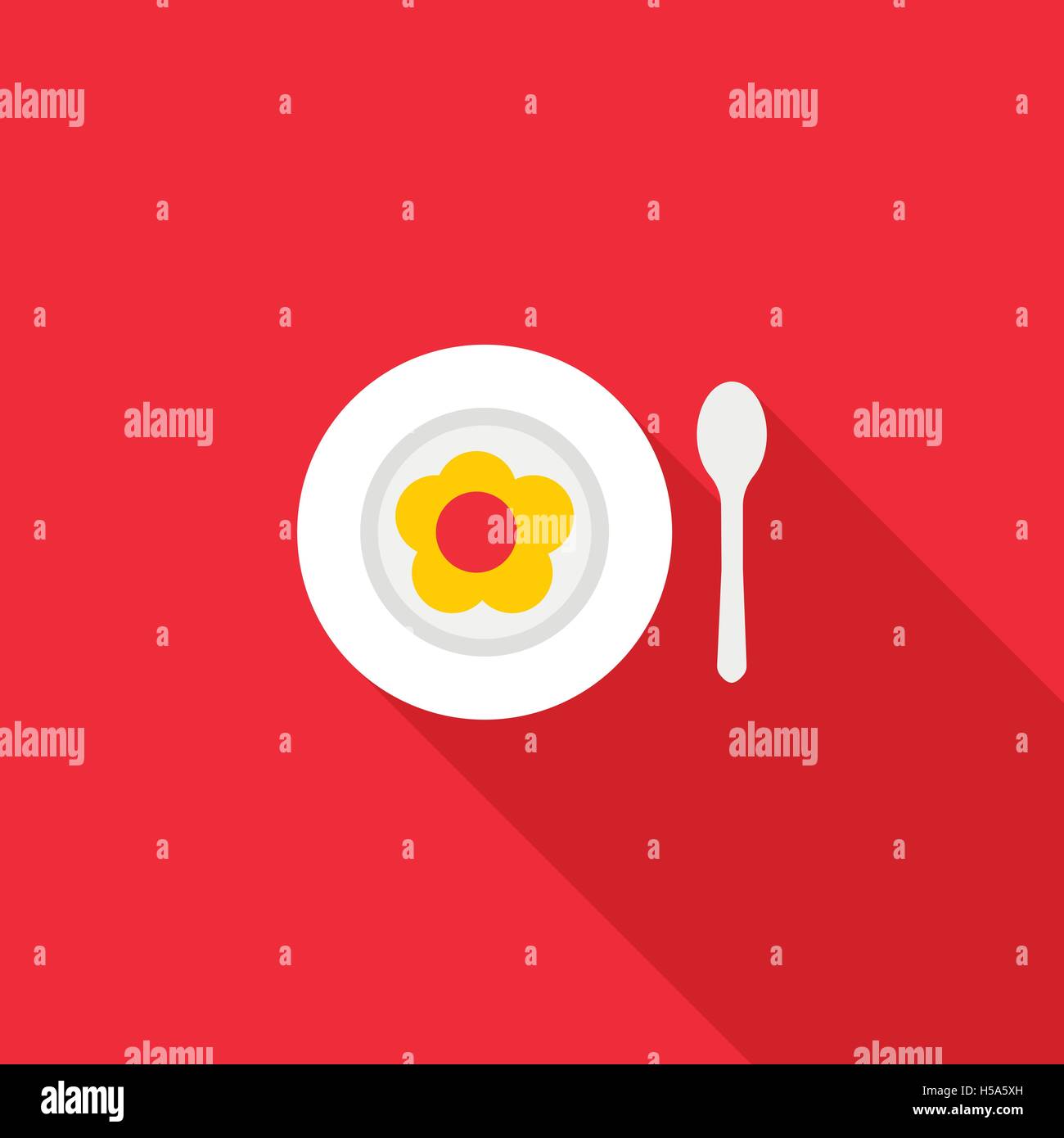 Spoon feed baby Stock Vector Images - Alamy
