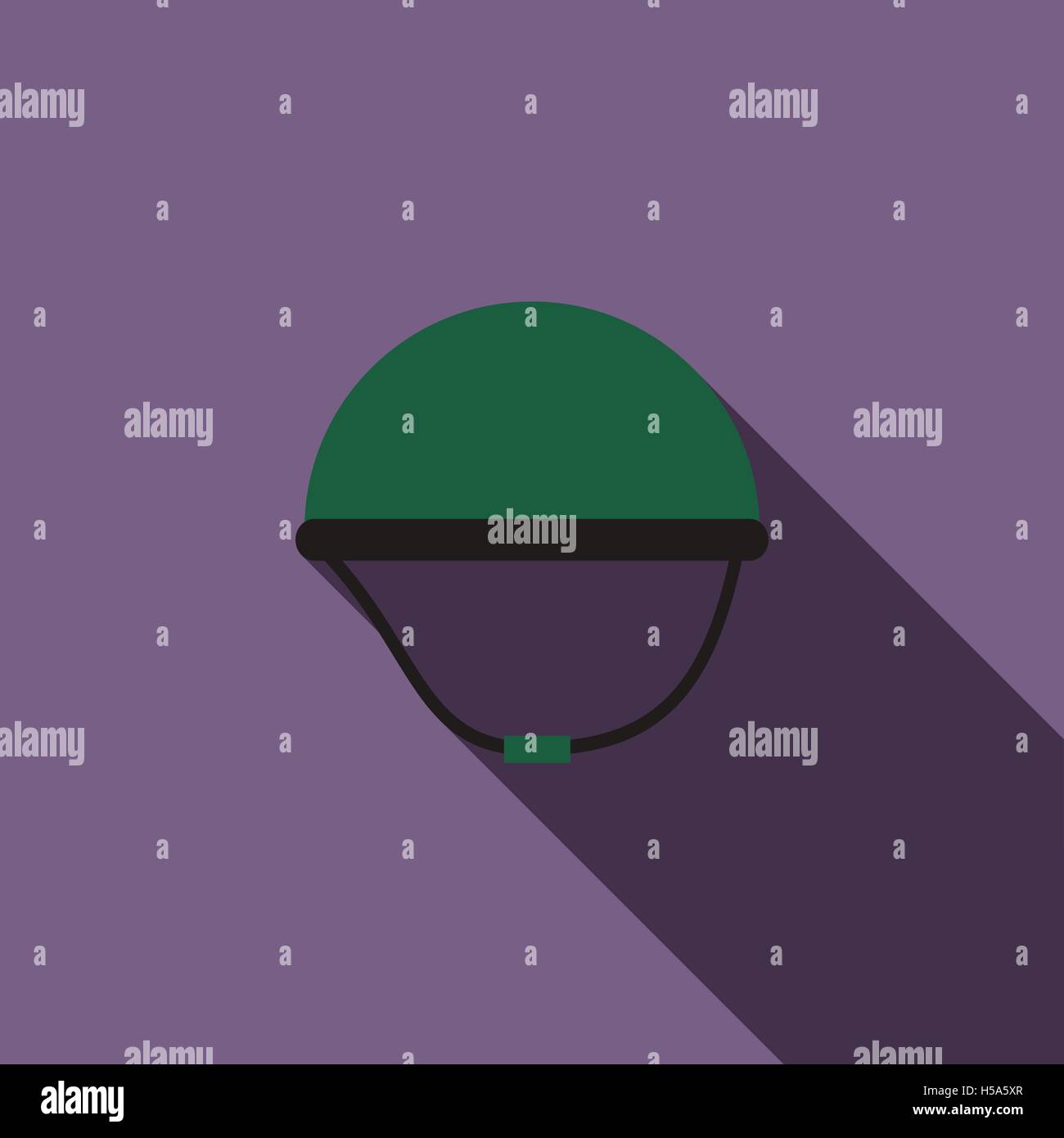 Military helmet icon, flat style Stock Vector Image & Art - Alamy