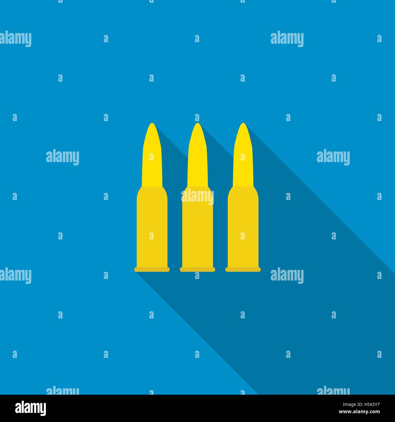 Three bullets icon, flat style Stock Vector Image & Art - Alamy