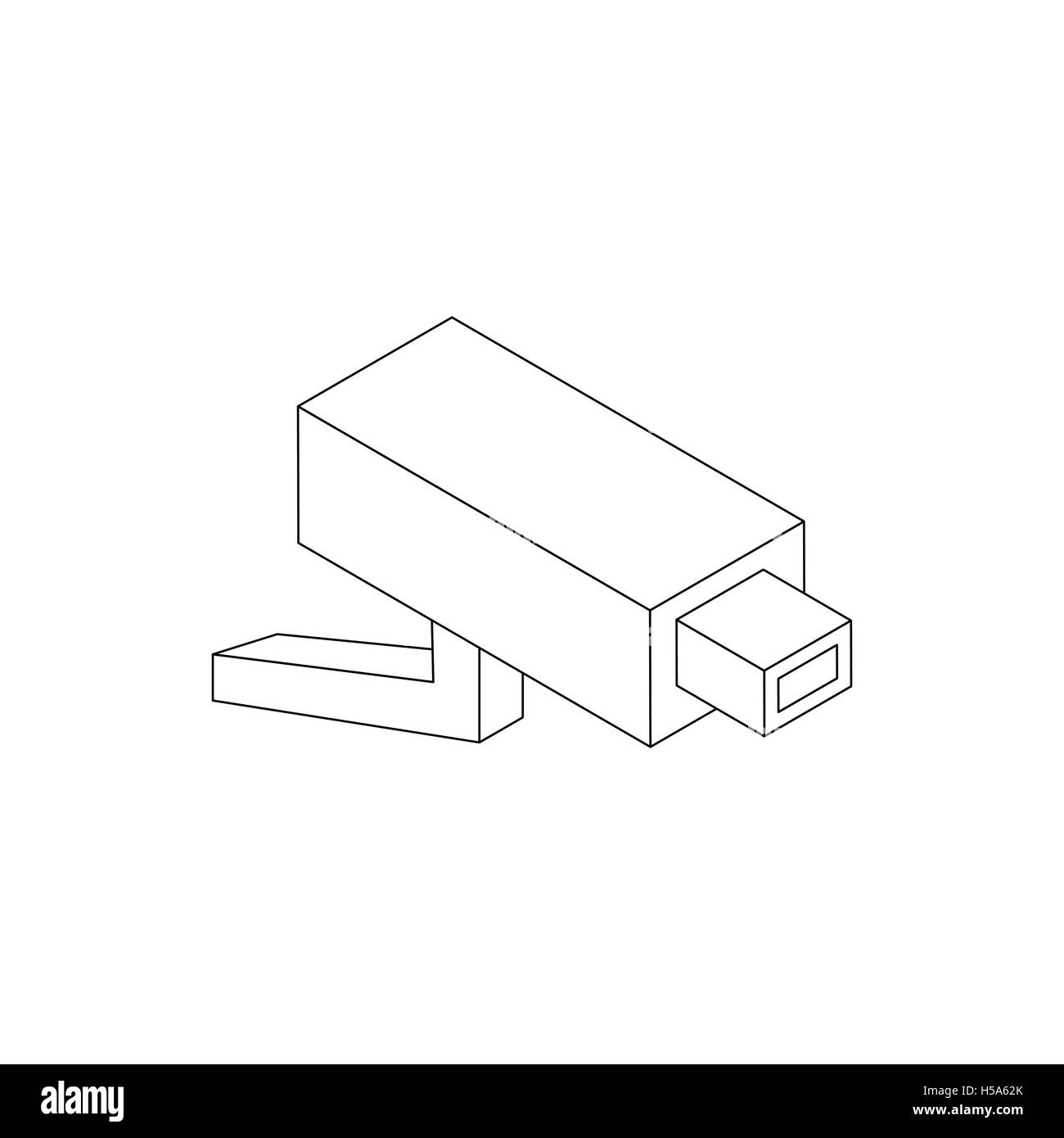 Surveillance camera icon, isometric 3d style Stock Vector Image & Art ... Surveillance camera icon, isometric 3d style Stock Vector Image & Art ...