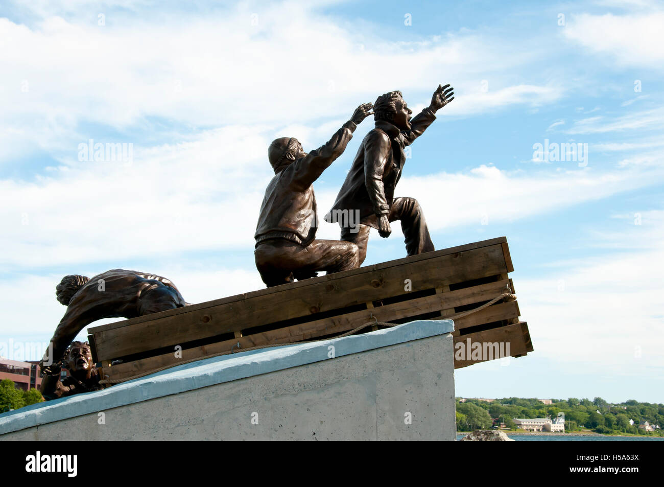Merchant Mariner Monument - Sydney - Nova Scotia Stock Photo - Alamy
