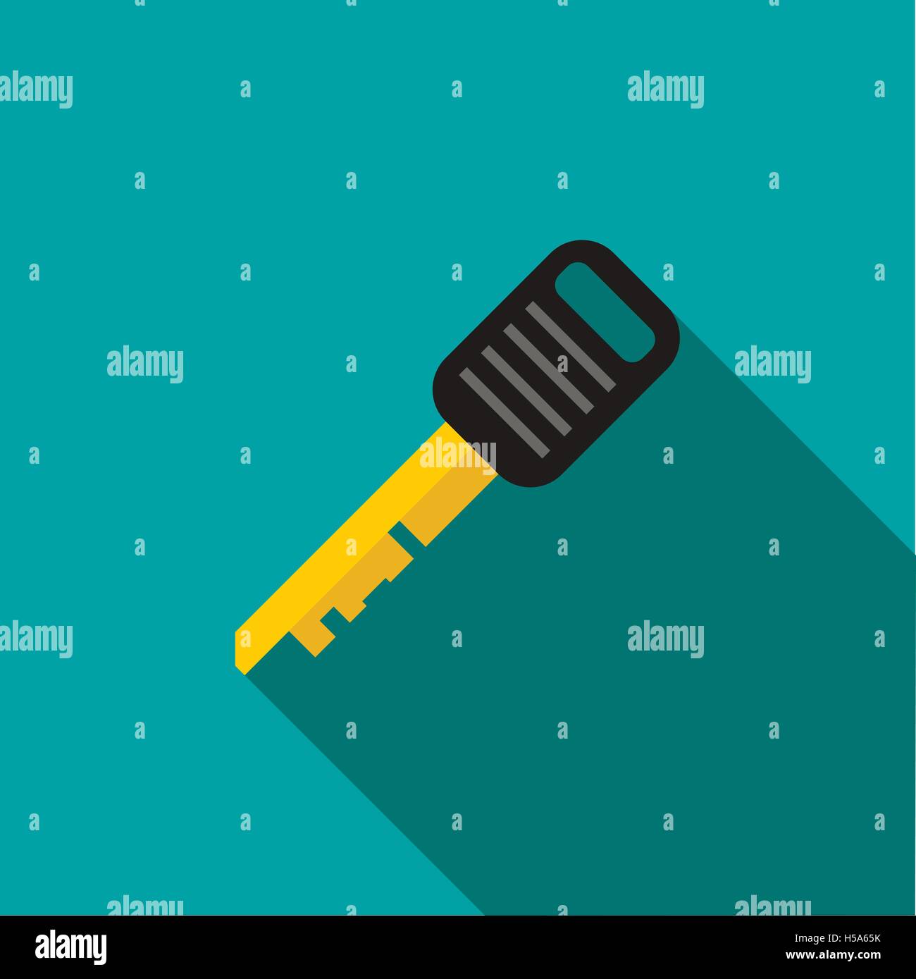 Car key icon in flat style Stock Vector Image & Art - Alamy