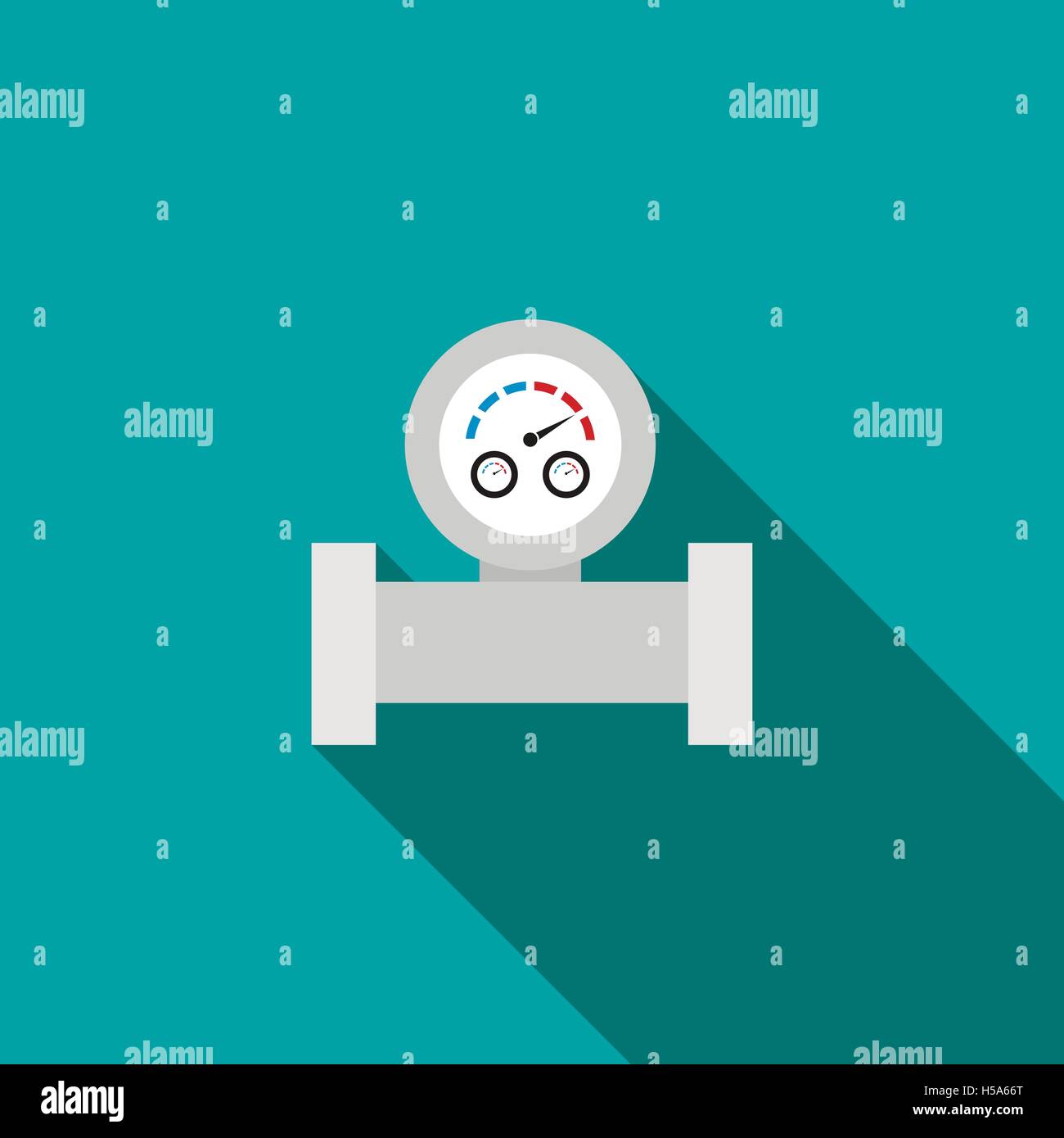 Water meter icon in flat style Stock Vector Image & Art - Alamy