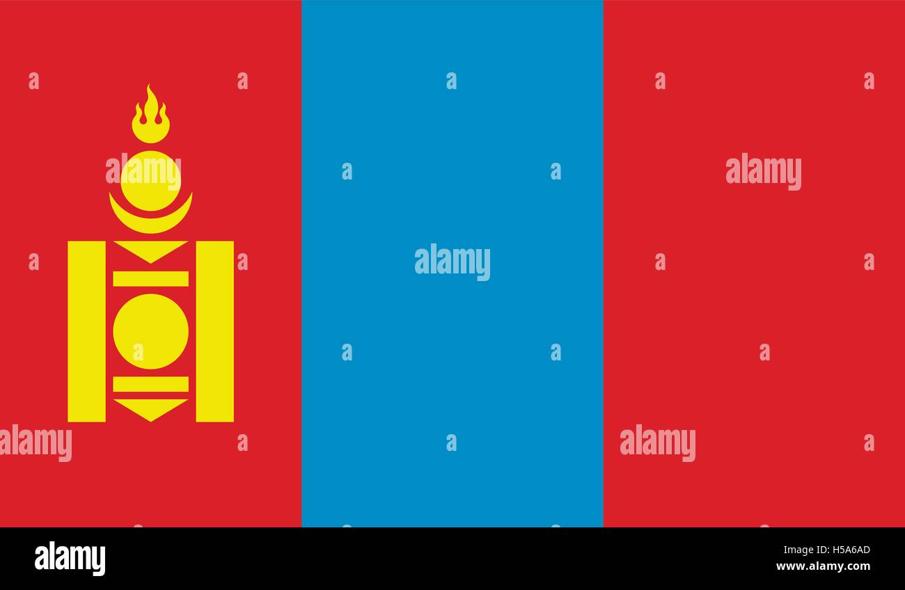 Ulaanbaatar flag Stock Vector Images - Alamy